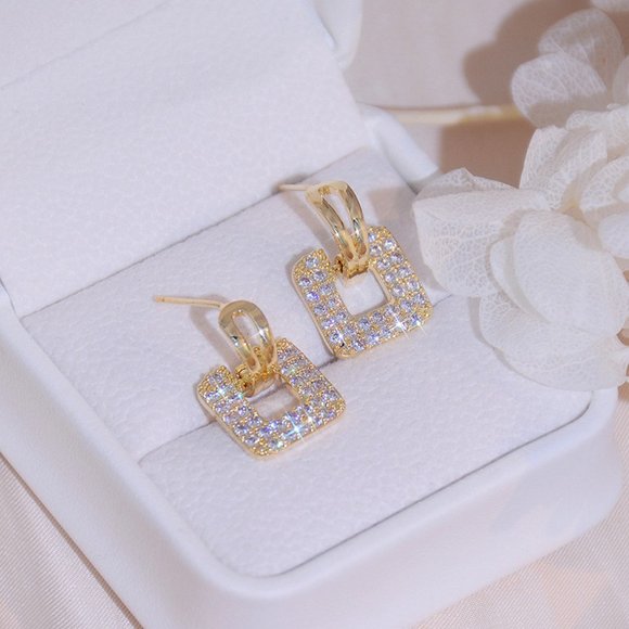 Jewelry | Square Earrings | Poshmark